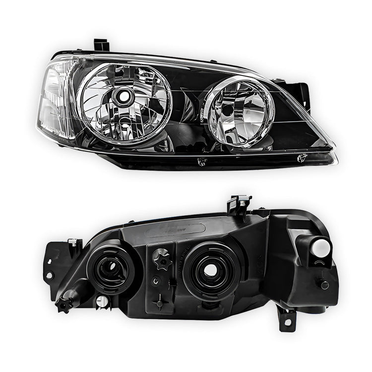 Ford Falcon BA / BF (2002 - 2006) Black Headlights – OEM Car Parts