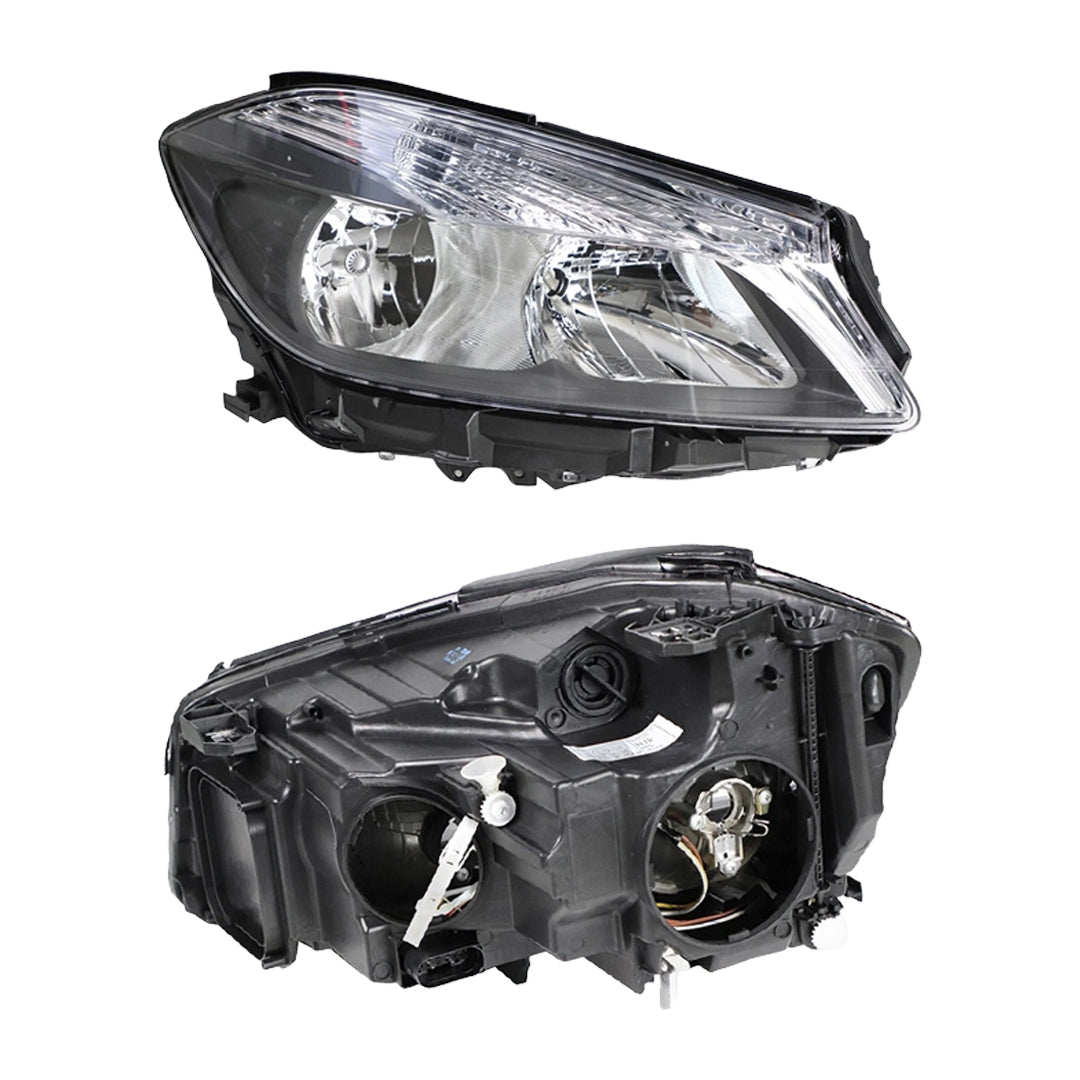Mercedes-Benz A-Class W176 (2012 - 2018) Non-Xenon Headlights LH + RH ...